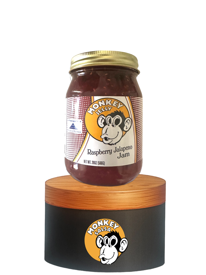 Raspberry Jalapeno Jam – Monkey Salsa & Jams